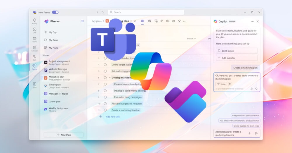 El nuevo Microsoft Planner en Teams ya incluye Copilot
