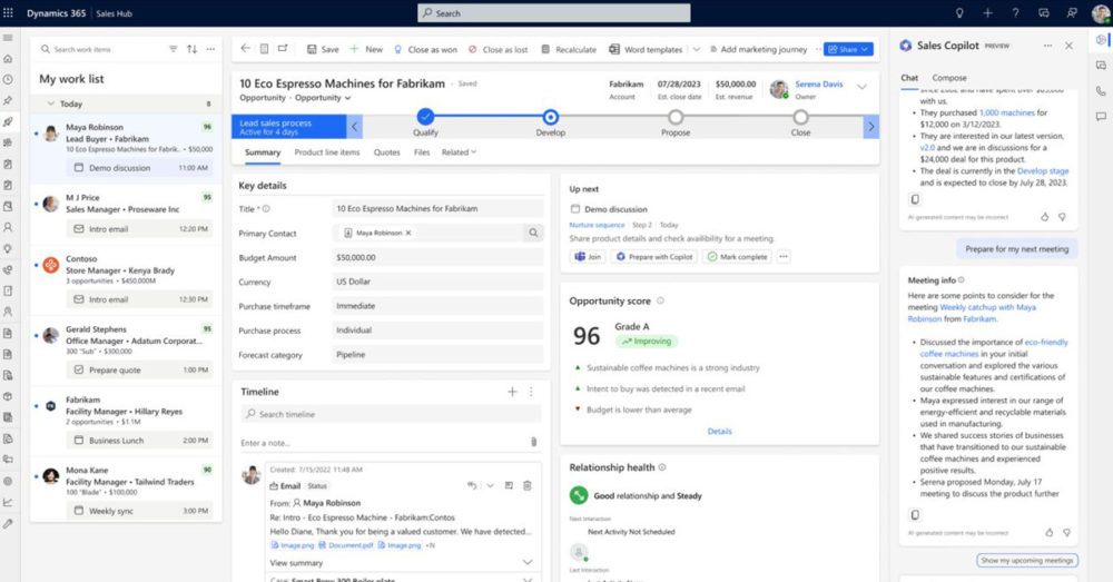 Ventajas de Microsoft Copilot Sales para tu empresa